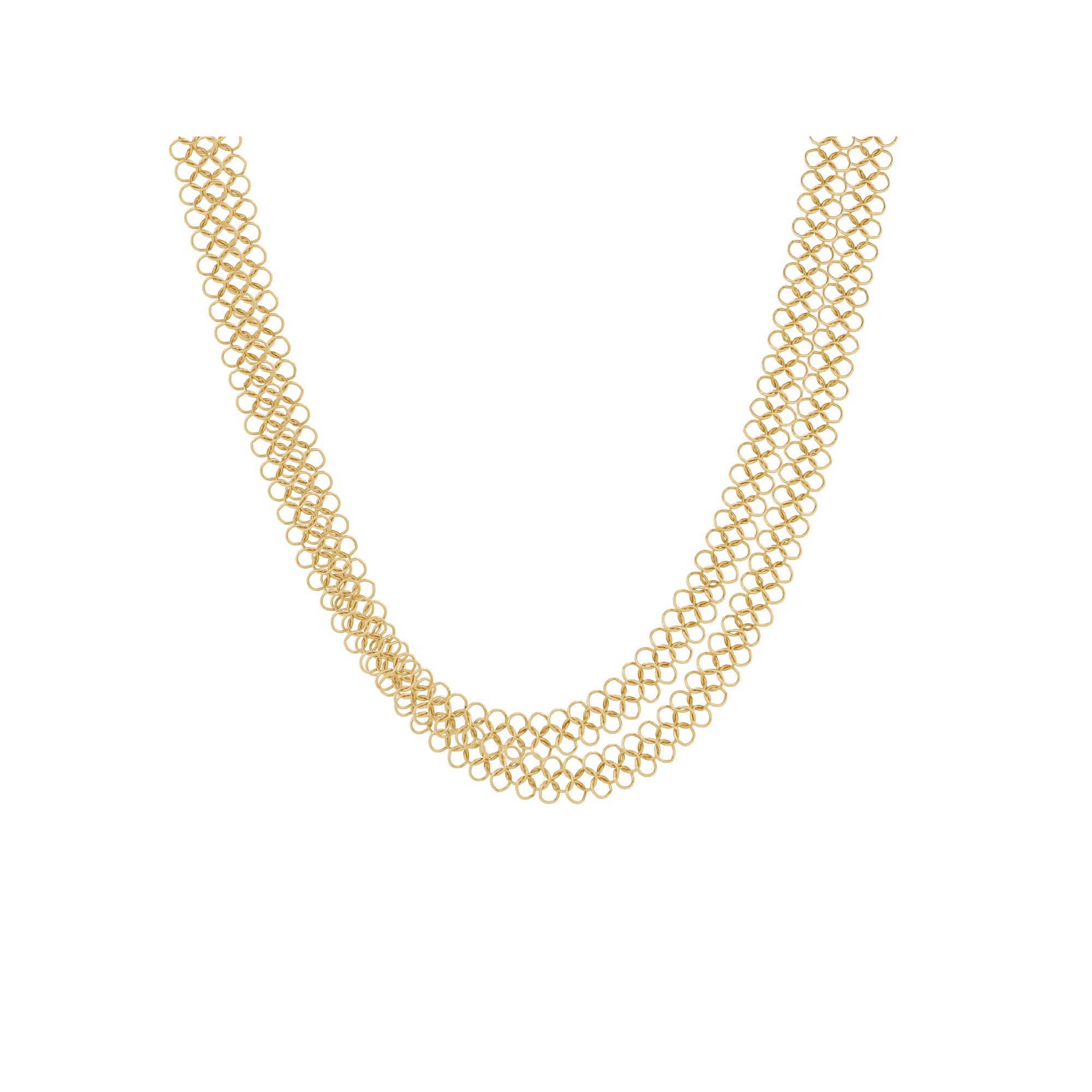 Colar longo H.Stern Costanza Pascolato com diamante em ouro