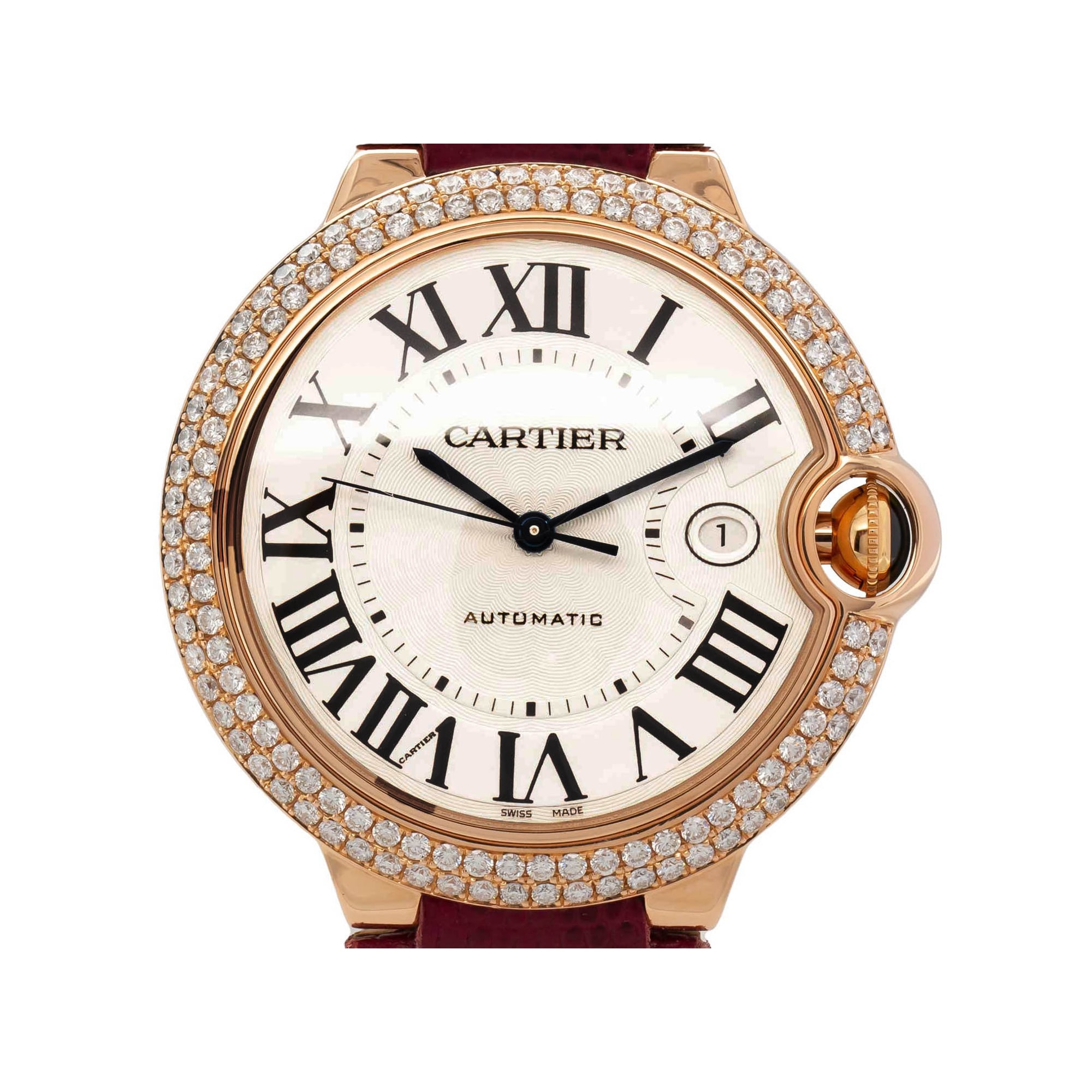 Relógio CARTIER Ballon Bleu 42 mm Gold 18k Rose