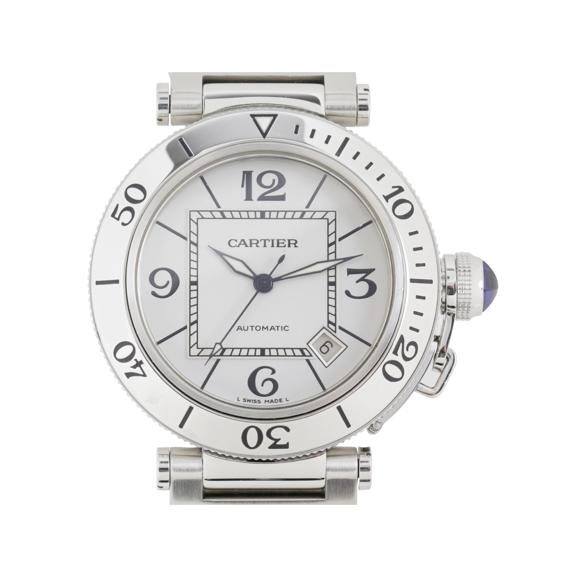 Relógio CARTIER Pasha Seatimer 40MM Steel