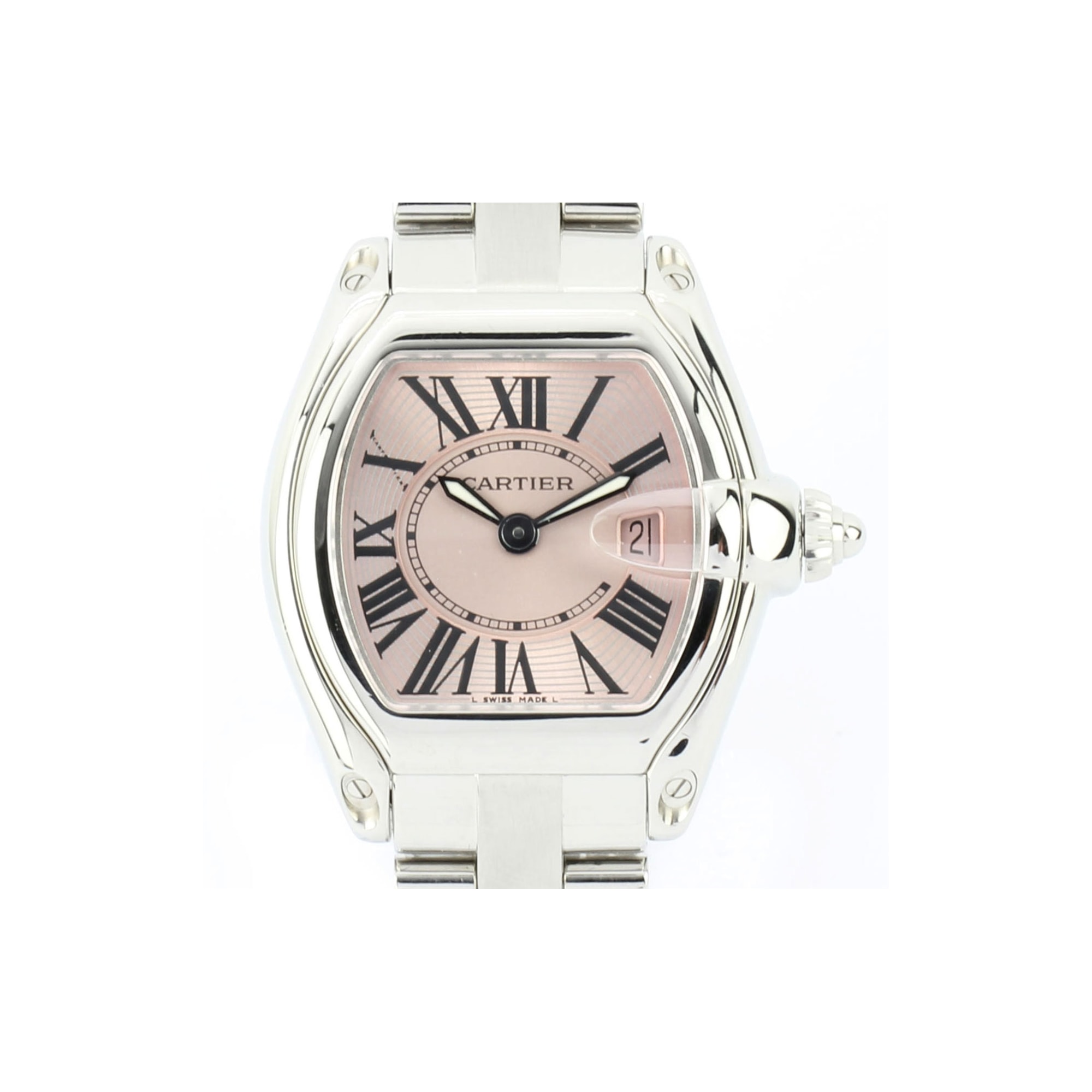 Relógio CARTIER Roadster Pink Steel