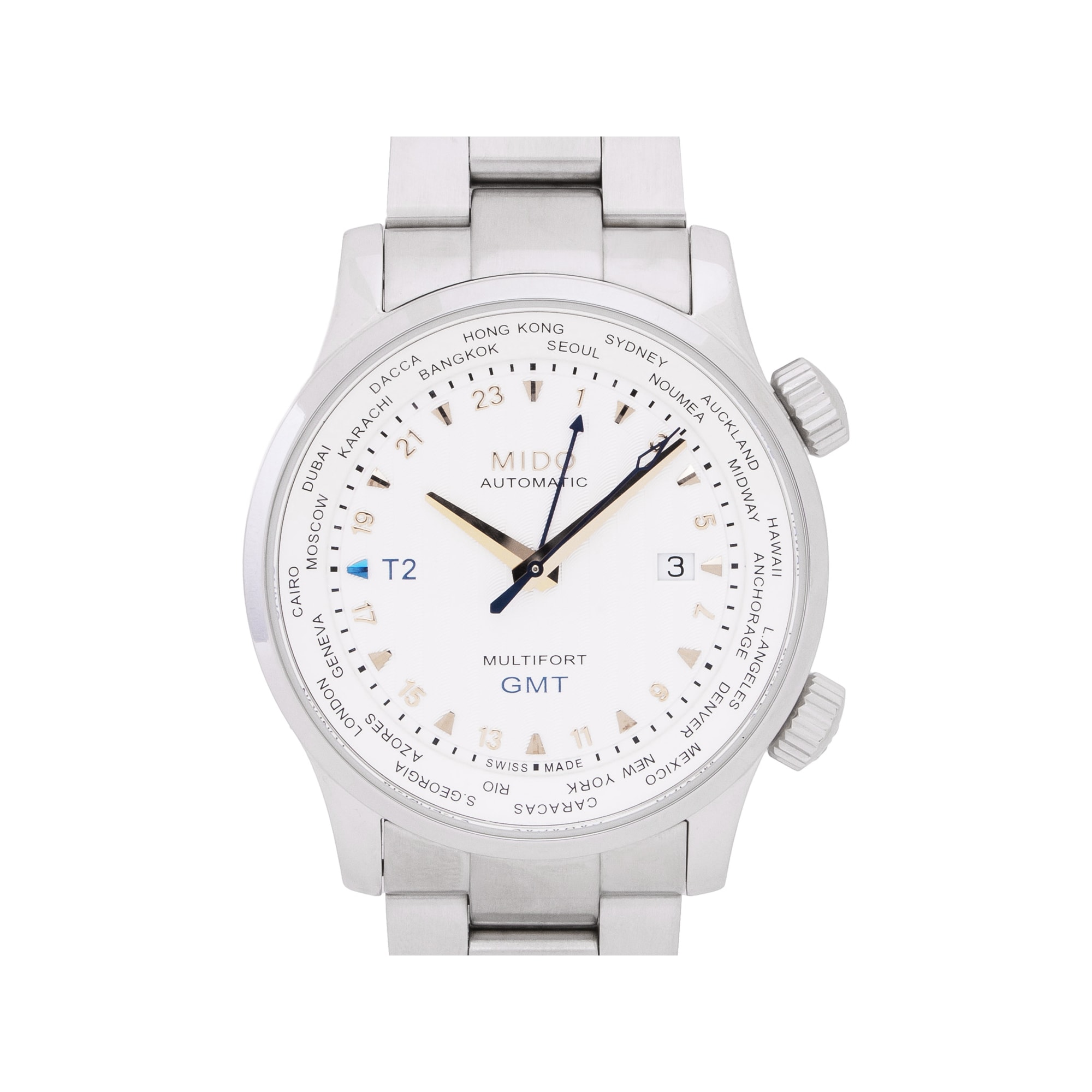 Relógio Mido GMT Multifort