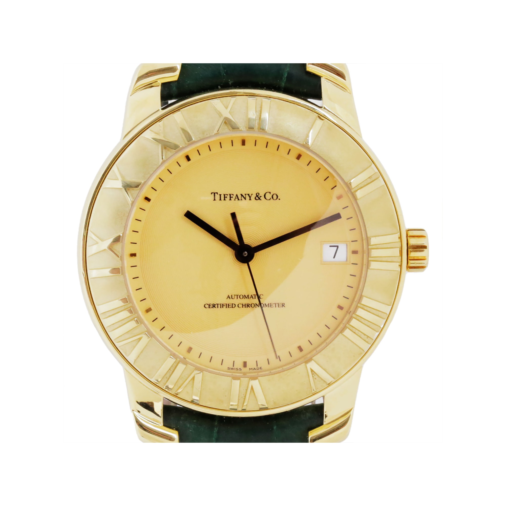 Relógio Tiffany & Co Atlas automático 37 mm em ouro amarelo